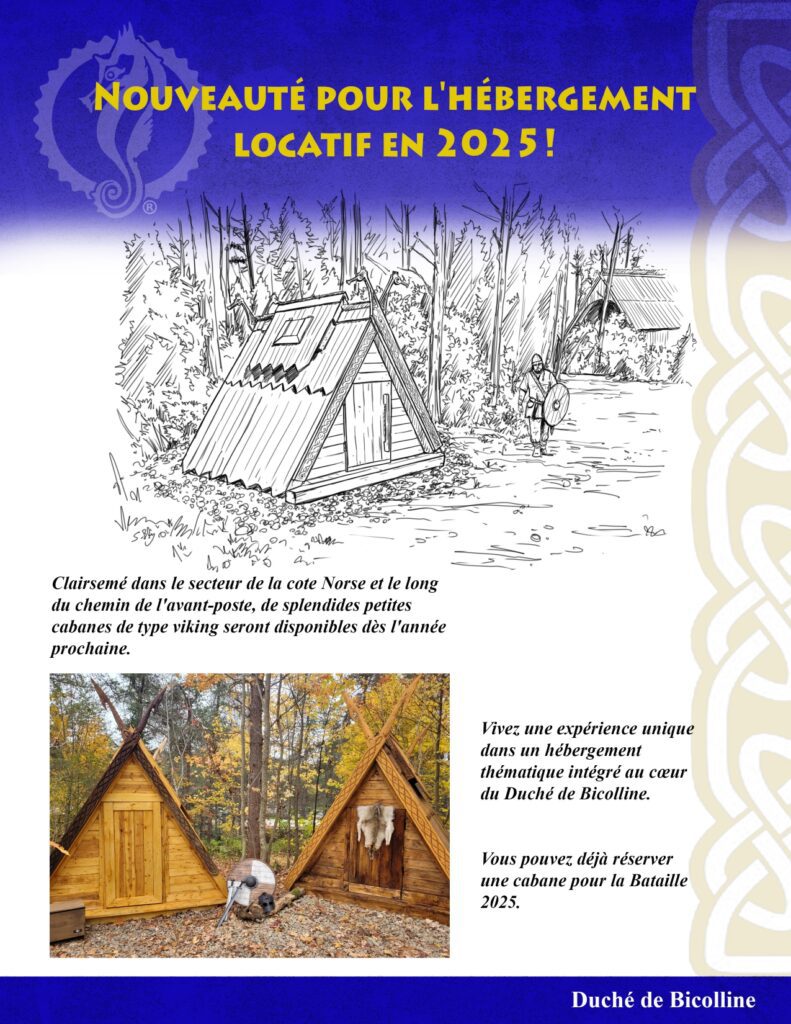 Tentes Locatives et Minimaisons Viking - Duché de Bicolline